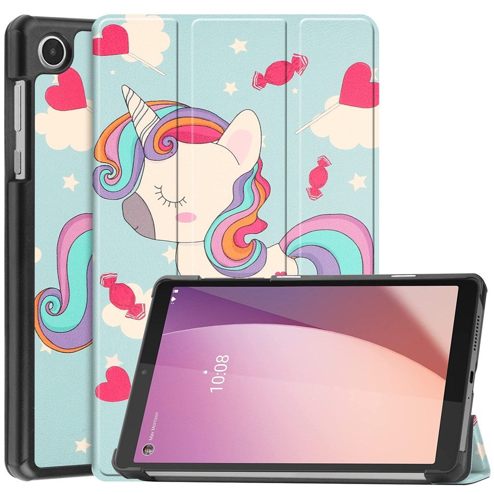 EIDERWOOD Lenovo Tab M8 (4. Gen.) Tri-Fold Kunstskinn Flip Deksel m. M – INCOVER.NO
