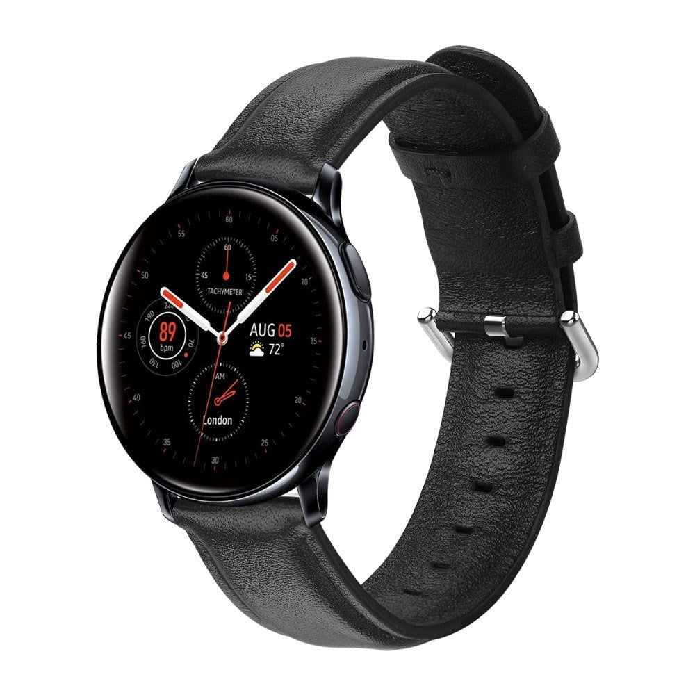 Universal Smartwatch Kunstskinn (20mm) - Svart – INCOVER.NO