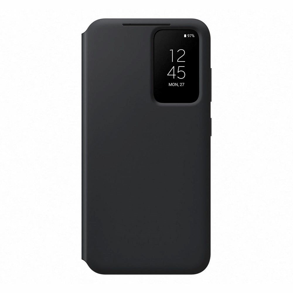 Original Samsung Galaxy S23 Smart View Flip Deksel m. Lommebok - Svart ...