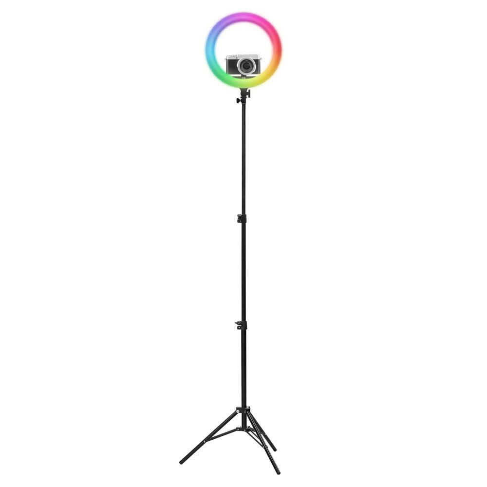 T'NB Influence Pro 14" RGBWW LED Ring Light med Justerbart Stativ og O ...
