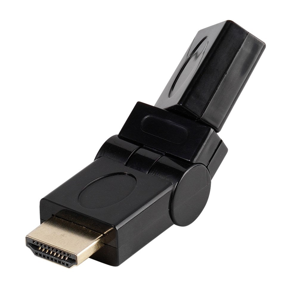 Vivanco HDMI-Adapter (Hunn til Hann) med 360° Roterbar Ledd - Svart ...